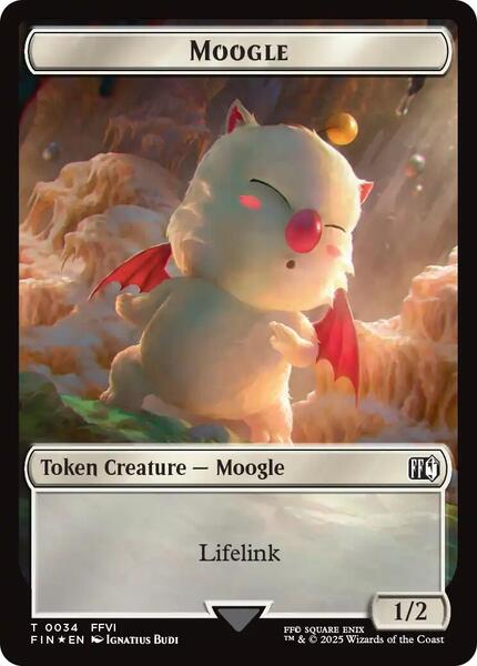 Moogle (0034) // Treasure (0036) Double-Sided Token (Surge Foil ...