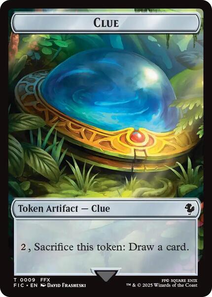 Clue // Treasure Double-Sided Token (Surge Foil) - Commander: FINAL ...