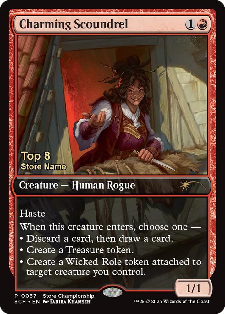 Charming Scoundrel (Top 8) - Game Day & Store Championship Promos ...