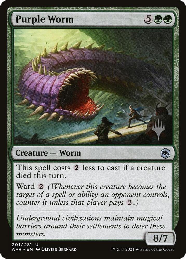 Purple Worm - Promo Pack: Adventures in the Forgotten Realms - Magic ...