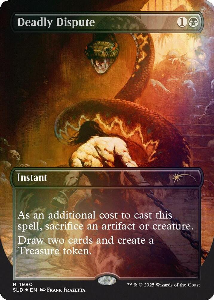 Deadly Dispute (1980) (Rainbow Foil) - Secret Lair Drop Series - Magic ...