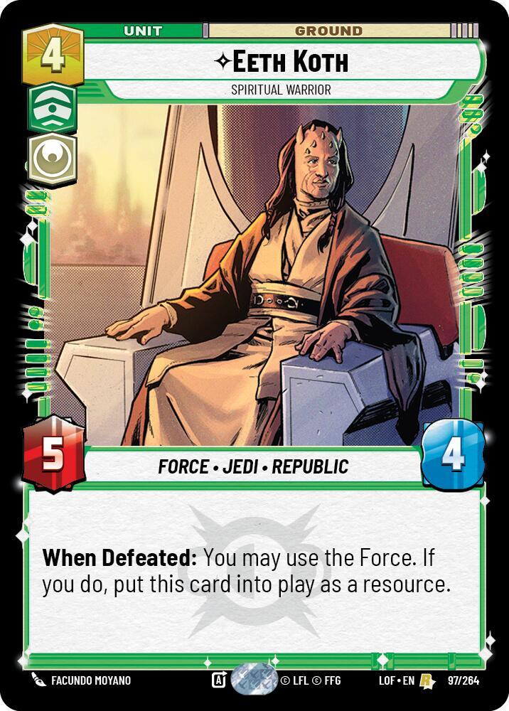 Eeth Koth - Spiritual Warrior - Legends of the Force - Star Wars ...