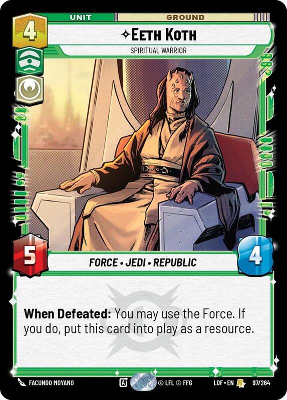 Eeth Koth - Spiritual Warrior - Legends of the Force - Star Wars ...