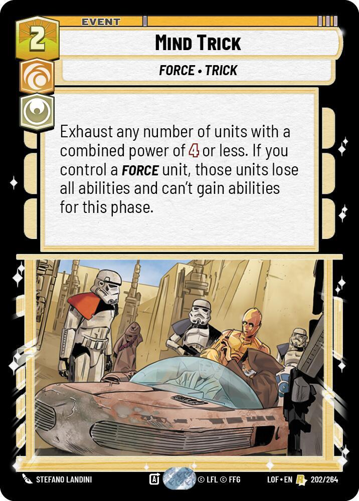 Mind Trick - Legends of the Force - Star Wars: Unlimited - TCGplayer.com