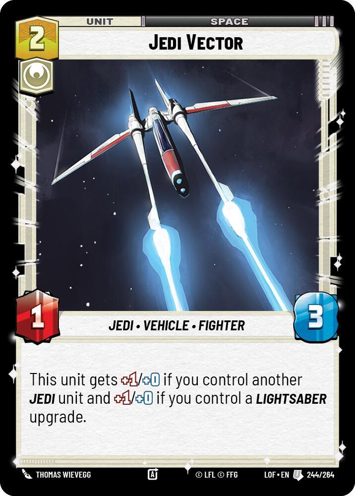 Jedi Vector - Legends of the Force - Star Wars: Unlimited - TCGplayer.com