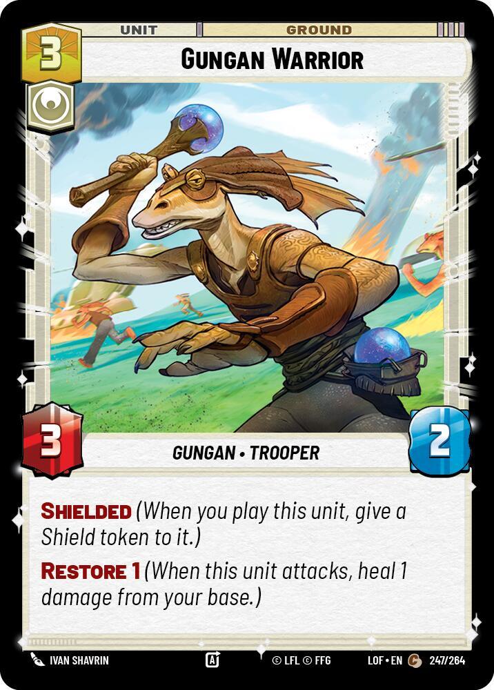 Gungan Warrior - Legends of the Force - Star Wars: Unlimited ...