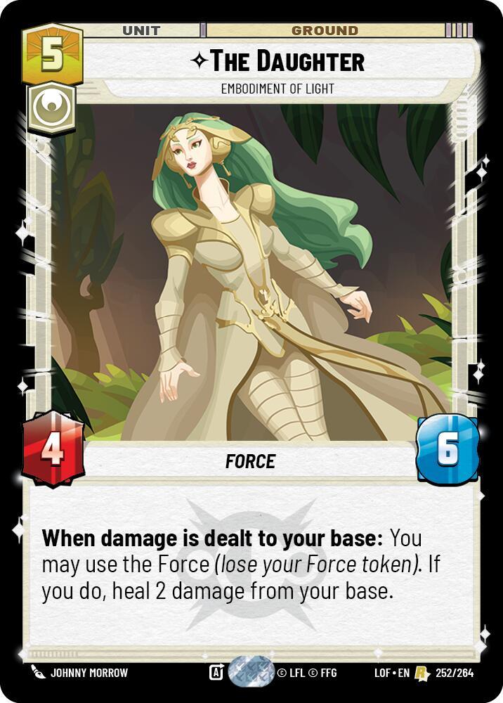 The Daughter - Embodiment of Light - Legends of the Force - Star Wars ...