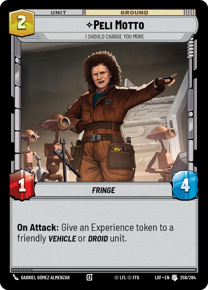 Peli Motto - I Should Charge You More - Legends of the Force - Star Wars: Unlimited - TCGplayer.com