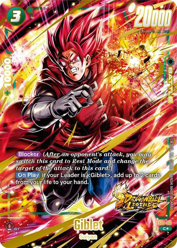 Giblet - FS10-06 (Bonus Pack Alternate Art) - Starter Deck 10: Giblet - Dragon Ball Super ...