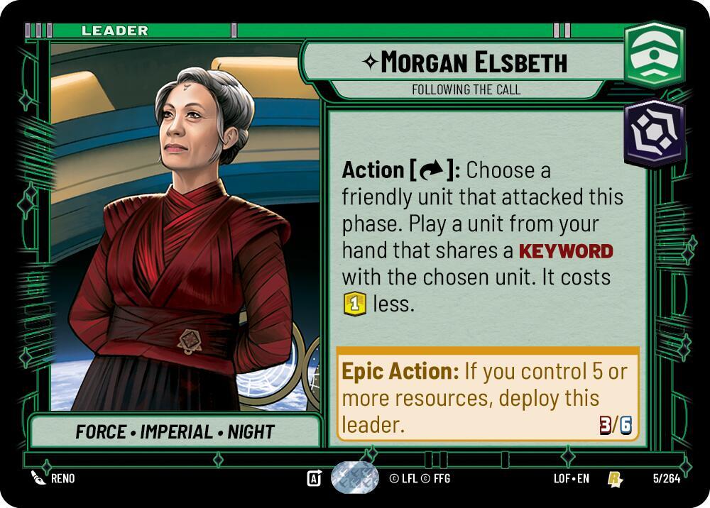 Morgan Elsbeth - Following the Call - Legends of the Force - Star Wars ...