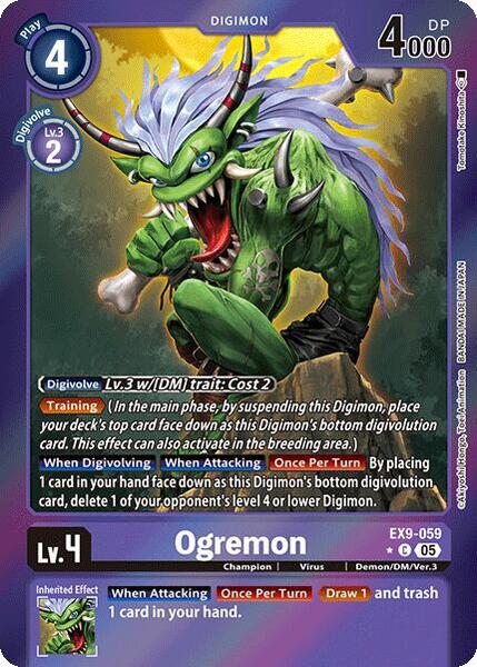 Ogremon (Limited Foil) - Versus Monsters - Digimon Card Game ...