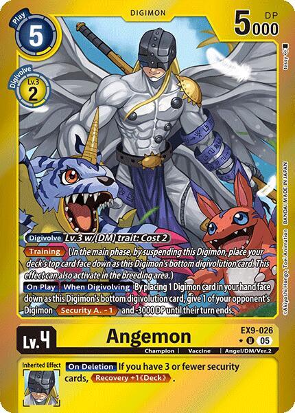 Angemon (Limited Foil) - Versus Monsters - Digimon Card Game ...