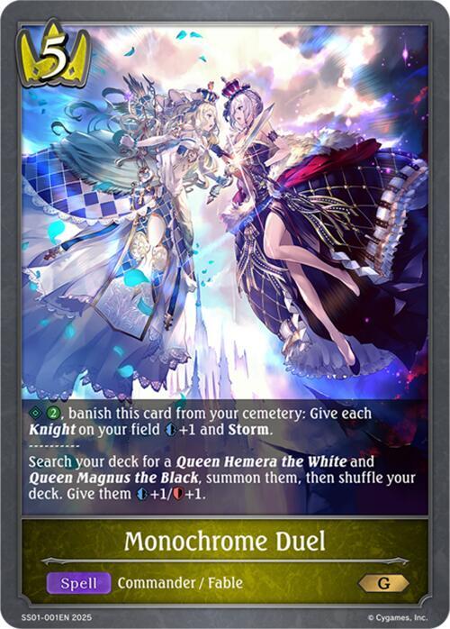Monochrome Duel - SS01: Worlds Beyond (Swordcraft) - Shadowverse ...