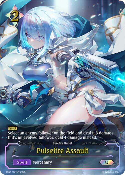 Pulsefire Assault (SS01-U01EN) - SS01: Worlds Beyond (Swordcraft) - Shadowverse: Evolve ...