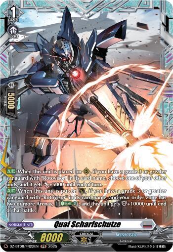 Qual Scharfschutze (FR) - DZ-BT08: Knights 0f Rebirth - Cardfight Vanguard - TCGplayer.com