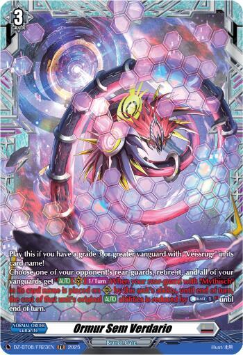 Ormur Sem Verdario (FR) - DZ-BT08: Knights 0f Rebirth - Cardfight ...