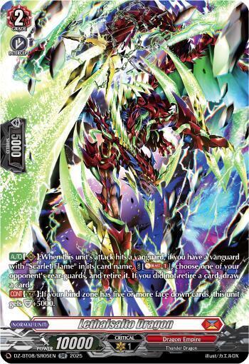 Lethalsalto Dragon (SR) - DZ-BT08: Knights 0f Rebirth - Cardfight Vanguard - TCGplayer.com