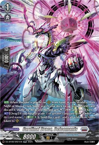 Cardinal Draco, Delcomanis (SR) - DZ-BT08: Knights 0f Rebirth - Cardfight Vanguard - TCGplayer.com