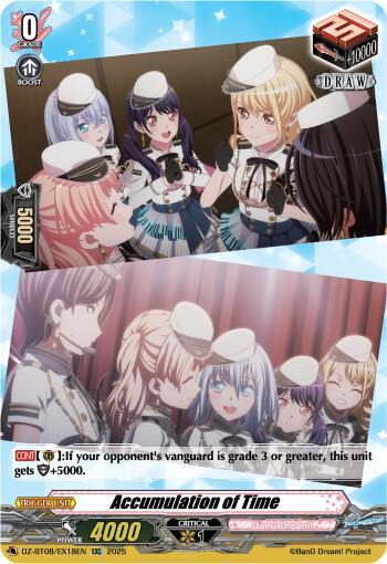 Accumulation of Time - DZ-BT08: Knights 0f Rebirth - Cardfight Vanguard - TCGplayer.com