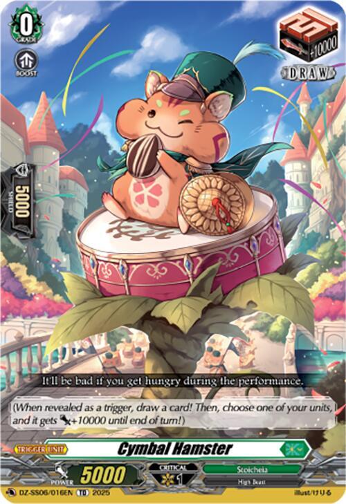 Cymbal Hamster - DZ-SS06: Master Deckset -Urara Haneyama- - Cardfight Vanguard - TCGplayer.com