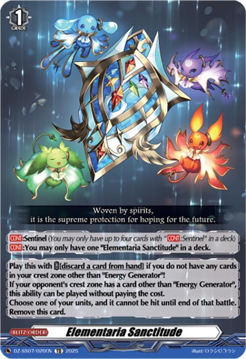 Elementaria Sanctitude - DZ-SS07: Master Deckset -Michiru Hazama- - Cardfight Vanguard ...