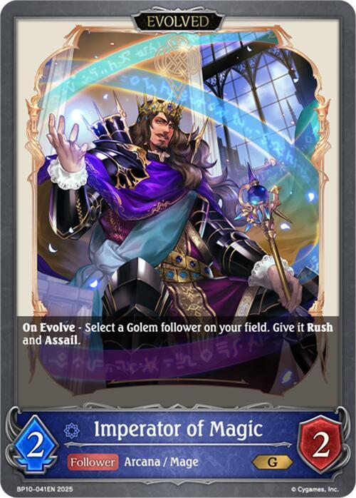 Imperator of Magic (Evolved) - BP10: Gods of the Arcana - Shadowverse: Evolve - TCGplayer.com