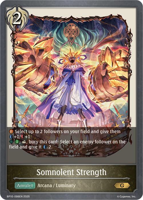Somnolent Strength - BP10: Gods of the Arcana - Shadowverse: Evolve - TCGplayer.com