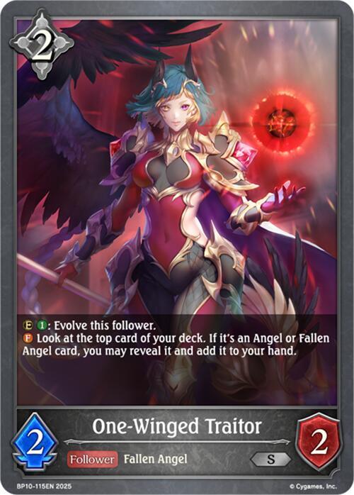 One-Winged Traitor - BP10: Gods of the Arcana - Shadowverse: Evolve - TCGplayer.com