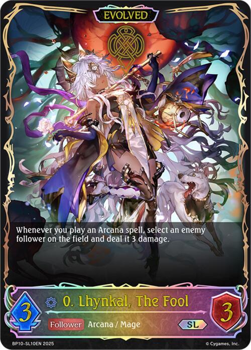 0. Lhynkal, The Fool (Evolved) (SL) - BP10: Gods of the Arcana - Shadowverse: Evolve - TCGplayer.com