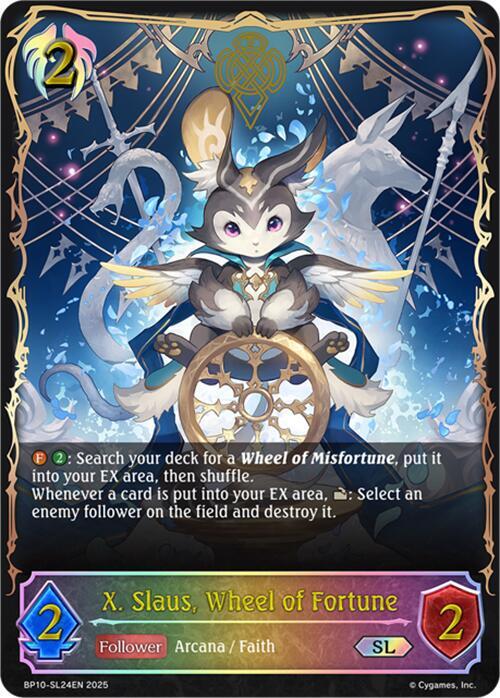 X. Slaus, Wheel of Fortune (SL) - BP10: Gods of the Arcana ...