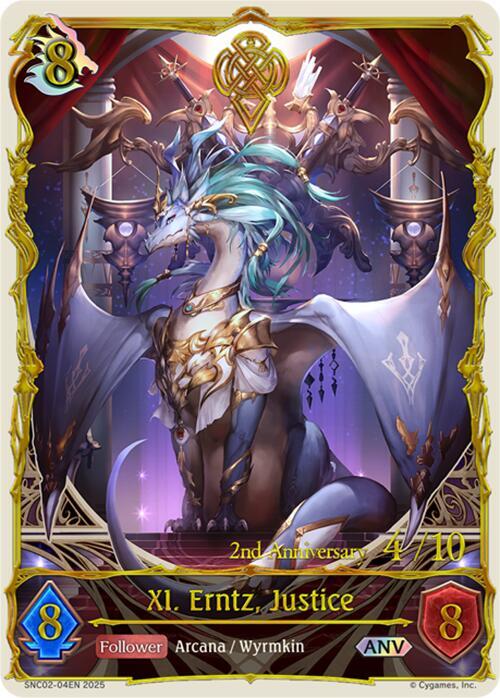 XI. Erntz, Justice (ANV) - BP10: Gods of the Arcana - Shadowverse: Evolve - TCGplayer.com