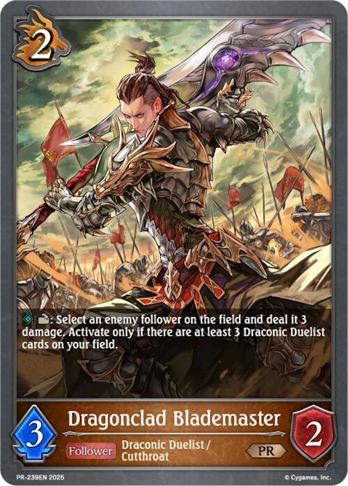 Dragonclad Blademaster - Shadowverse: Evolve Promo Cards - Shadowverse ...