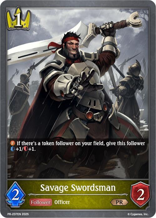 Savage Swordsman - Shadowverse: Evolve Promo Cards - Shadowverse ...