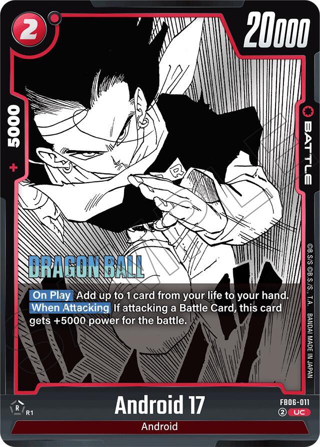 Android 17 - FB06-011 - Manga Booster 01 - Dragon Ball Super: Fusion World - TCGplayer.com