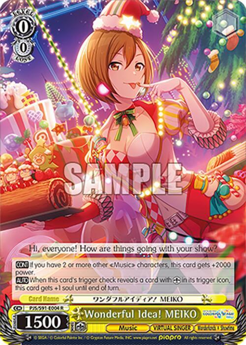 Wonderful Idea! MEIKO - HATSUNE MIKU: COLORFUL STAGE! - Weiss Schwarz ...