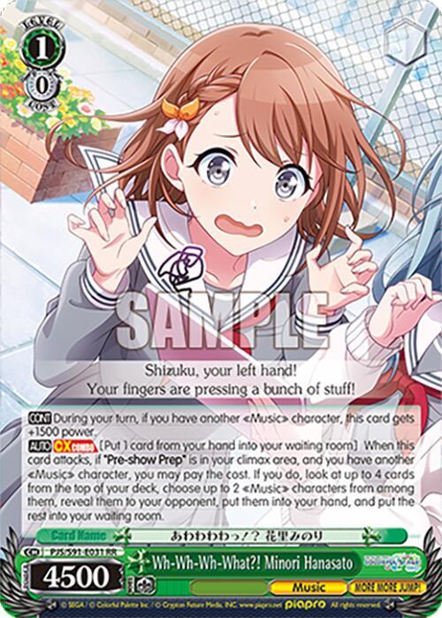 Wh-Wh-Wh-What?! Minori Hanasato - HATSUNE MIKU: COLORFUL STAGE! - Weiss Schwarz - TCGplayer.com