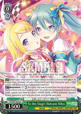HATSUNE MIKU: COLORFUL STAGE! | Weiss Schwarz | TCGplayer