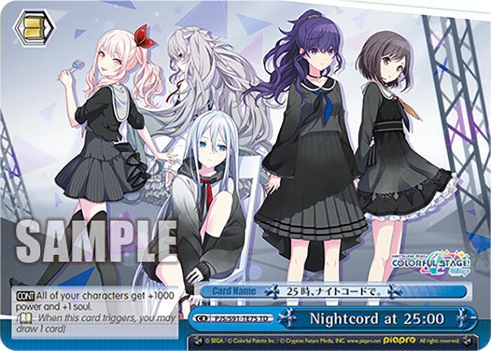 Nightcord at 25:00 - HATSUNE MIKU: COLORFUL STAGE! - Weiss Schwarz ...