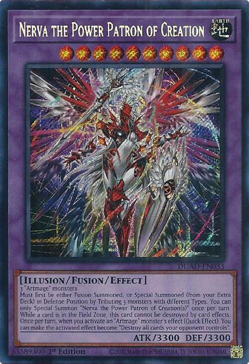 Nerva the Power Patron of Creation - Duelist's Advance - YuGiOh ...