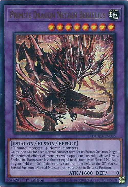 Primite Dragon Nether Berzelius - Duelist's Advance - YuGiOh ...
