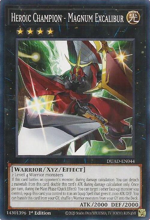 Heroic Champion - Magnum Excalibur - Duelist's Advance - YuGiOh ...
