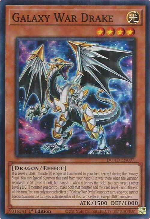 Galaxy War Drake - Duelist's Advance - YuGiOh - TCGplayer.com