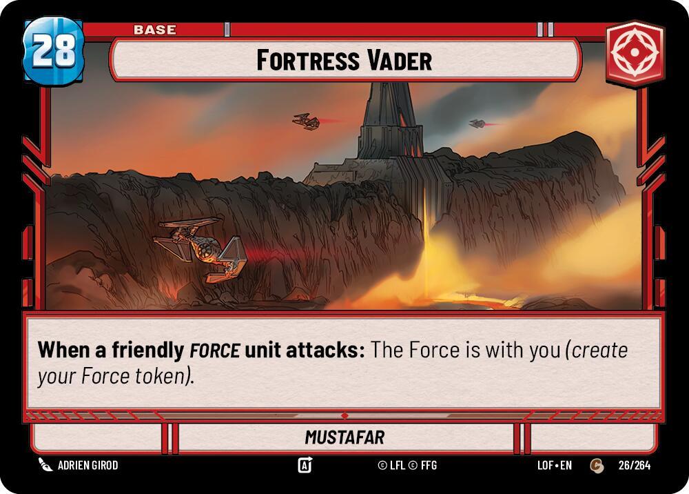 Fortress Vader // Force - Legends of the Force - Star Wars: Unlimited ...