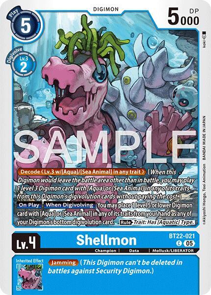 Shellmon - Cyber Eden - Digimon Card Game - TCGplayer.com