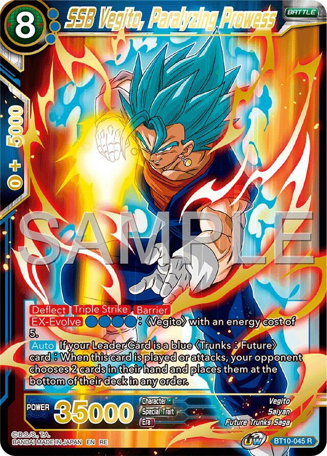 SSB Vegito, Paralyzing Prowess (Reprint) - Expansion Deck Box Set 25 ...