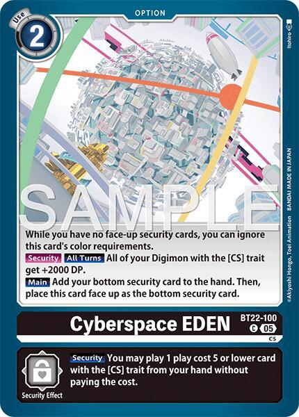 Cyberspace EDEN - Cyber Eden - Digimon Card Game - TCGplayer.com