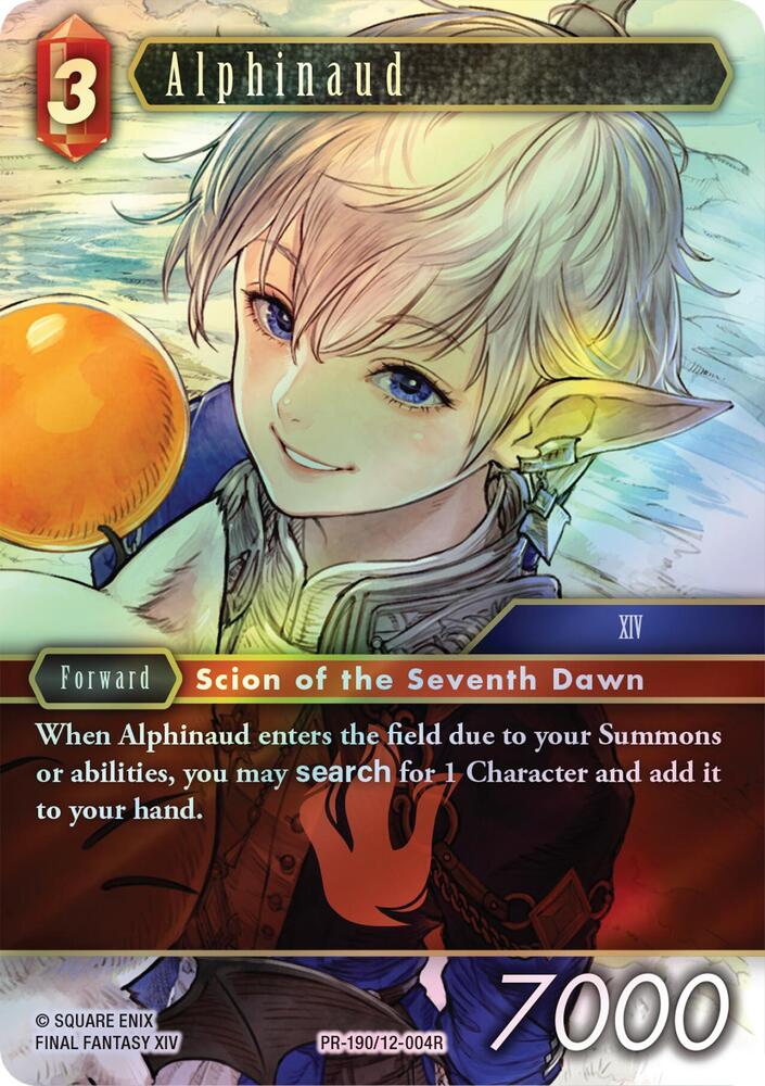 Alphinaud (PR-190/12-004R) - FF: Promo Cards - Final Fantasy TCG - TCGplayer.com