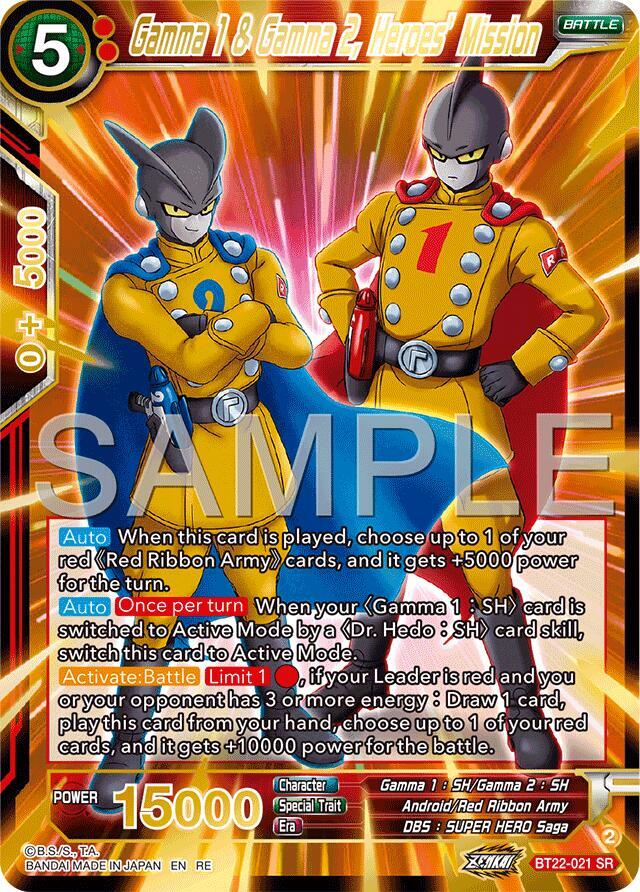 Gamma 1 & Gamma 2, Heroes' Mission (Reprint) - Expansion Deck Box Set ...