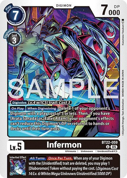 Infermon - Cyber Eden - Digimon Card Game - TCGplayer.com
