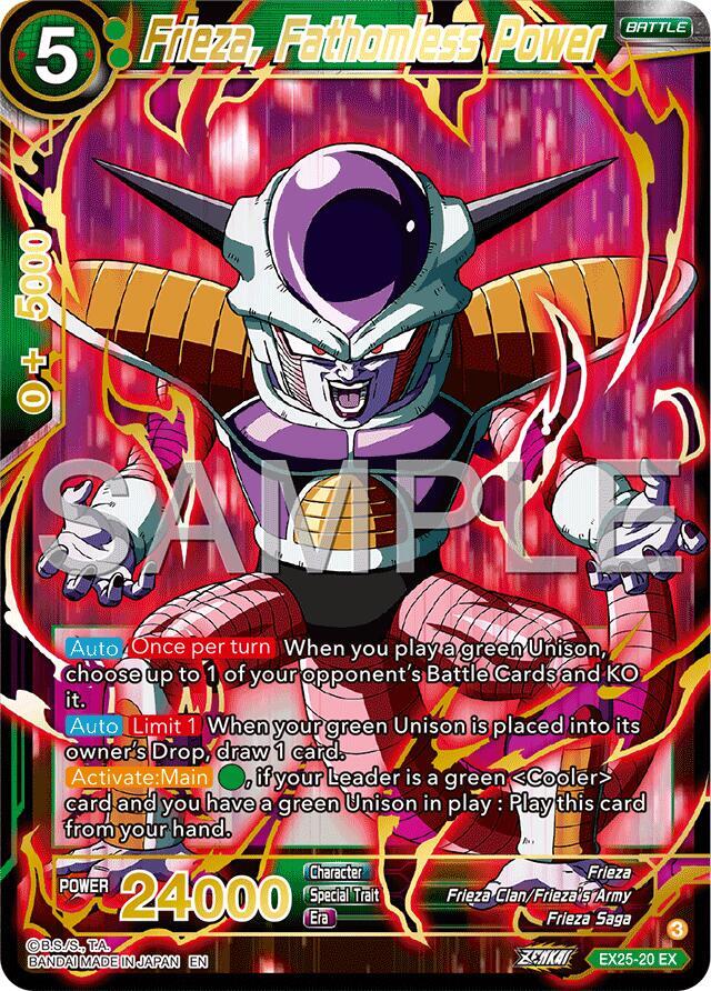 Frieza, Fathomless Power - Expansion Deck Box Set 25: Premium ...